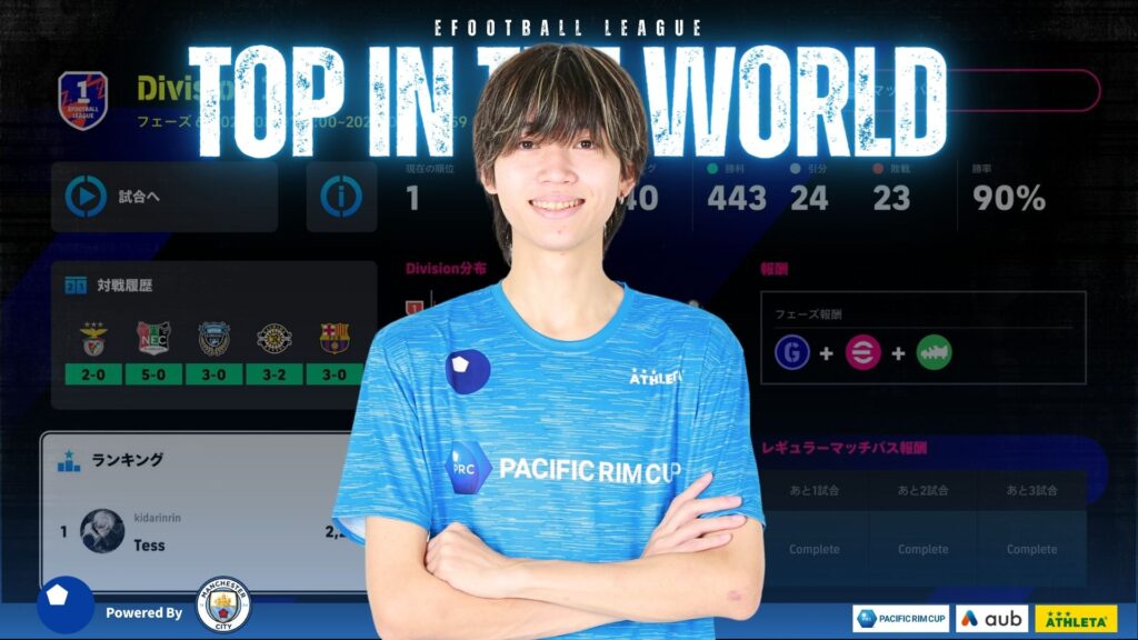 Tess from Blue United eFC becomes the first Japanese player to reach ...